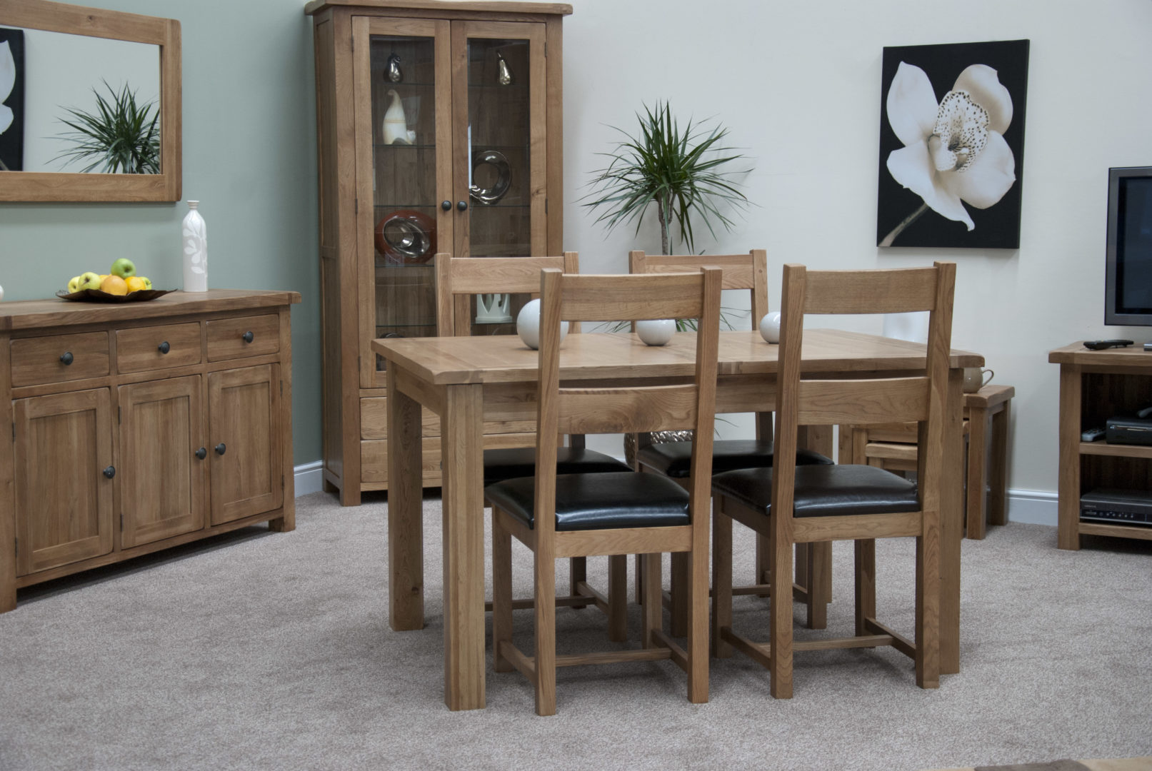 Rustic Extending Dining Table | Homeco Isle of Man