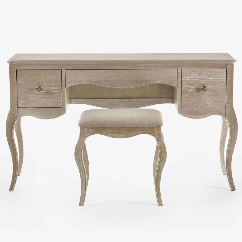 Charlotte Dressing Table & Stool - Homeco